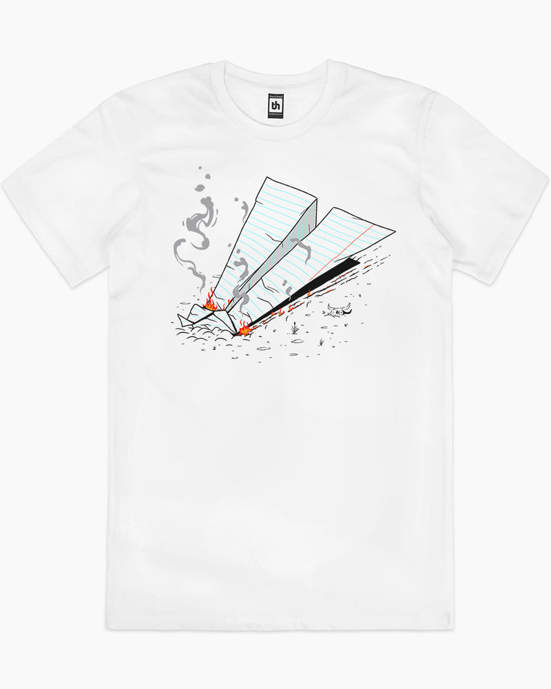 Crash Landing T-Shirt | Funny T-Shirt Australia