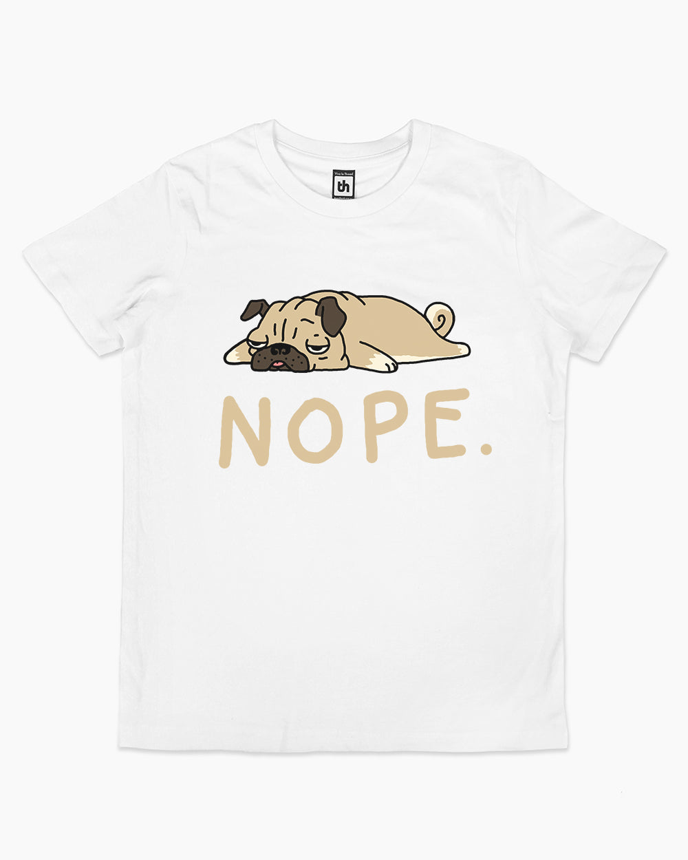 Nope Pug Kids T-Shirt | Funny Kids T-Shirt Australia